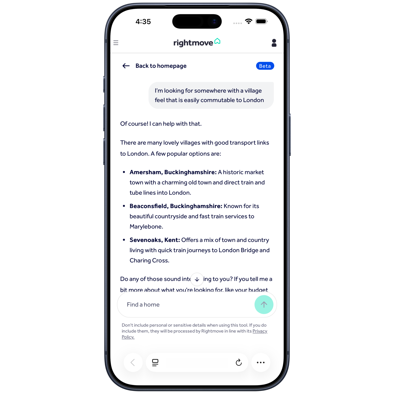 Rightmove upgrades AI tools to improve conversational property search ...