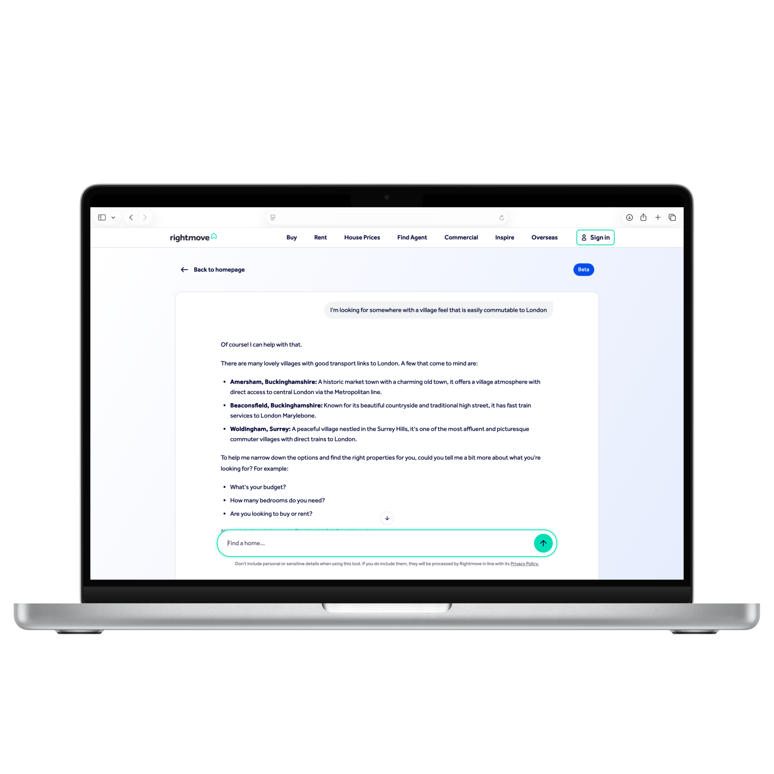 Rightmove upgrades AI tools to improve conversational property search ...